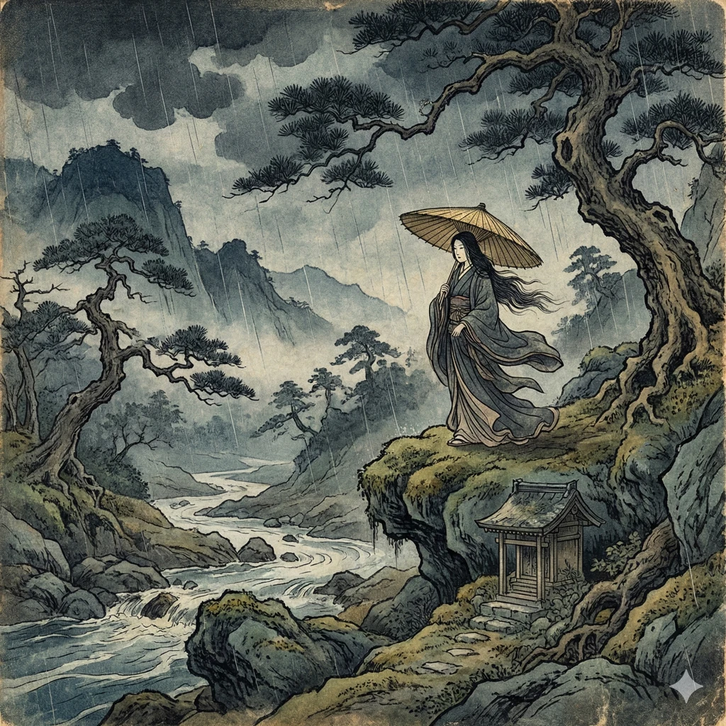 Ubume (Ghost of a Dead Mother) - Yokai Encyclopedia | YOKAI.JP