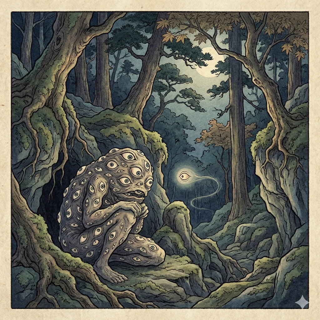 Hyakume (Hundred-Eyed Demon) - Yokai Encyclopedia | YOKAI.JP