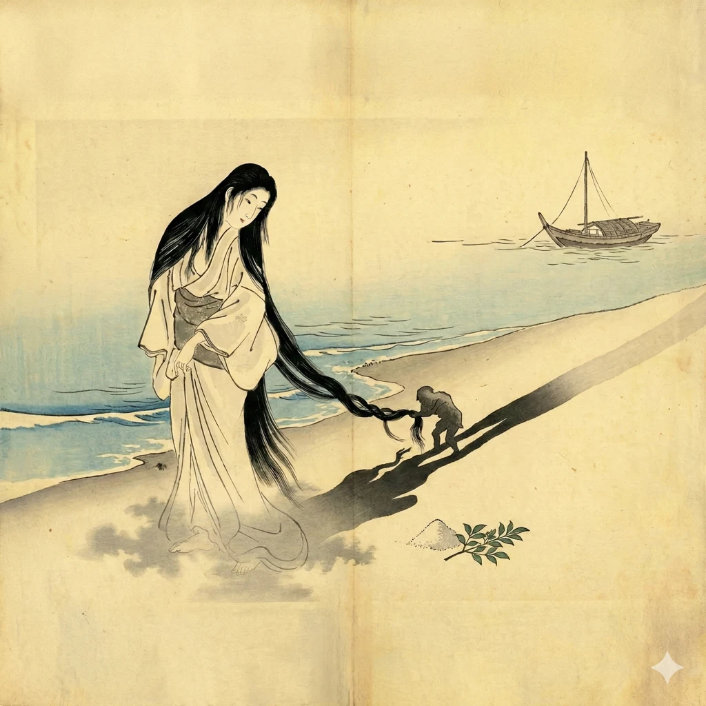 Mujer de la costa - Enciclopedia de Yōkai | YOKAI.JP