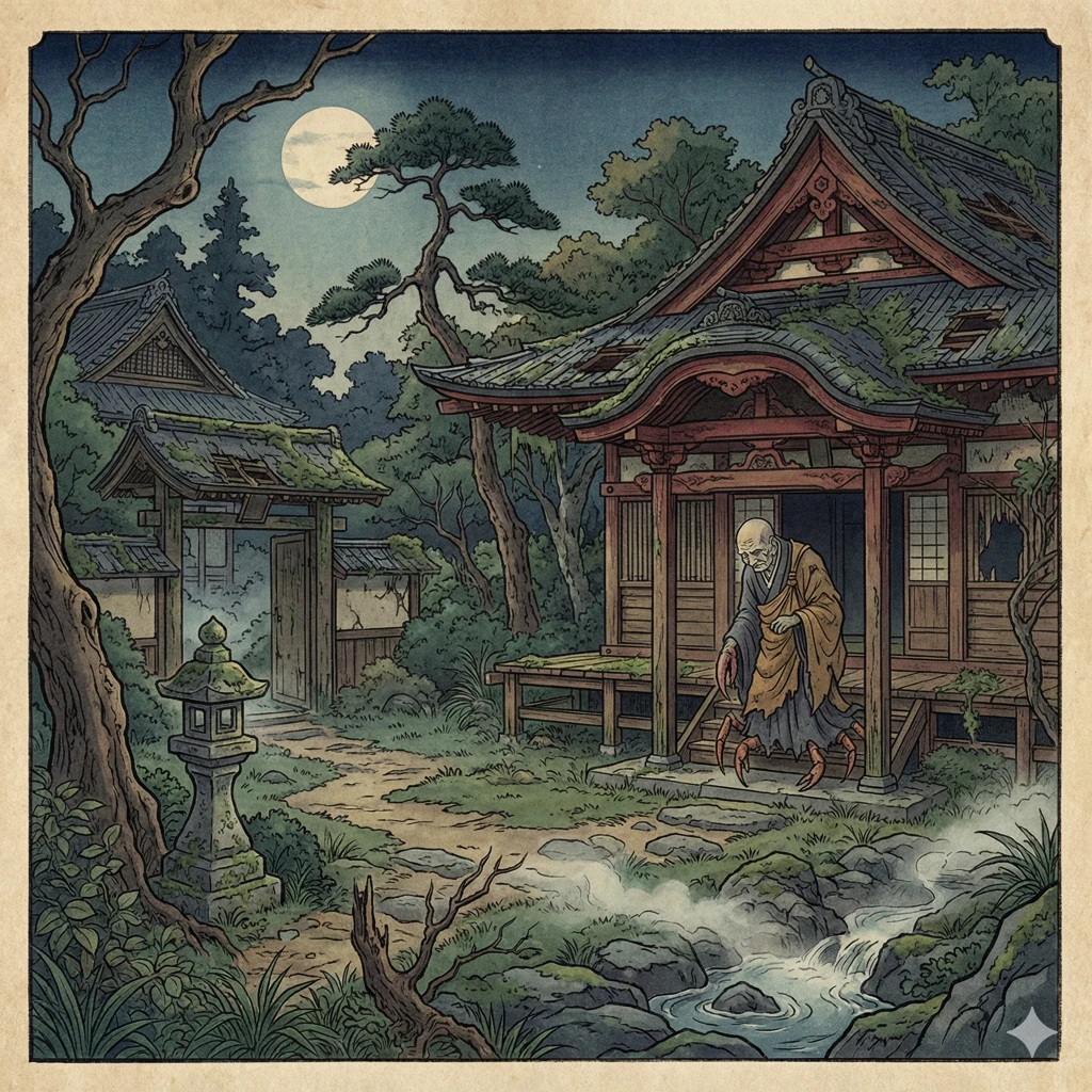 Crab Monk - Yokai Encyclopedia | YOKAI.JP
