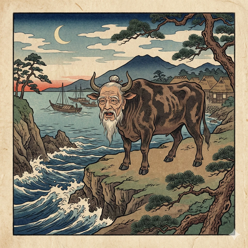 Kudan (Prophetic Human-Cow Yokai) - Yokai Encyclopedia | YOKAI.JP