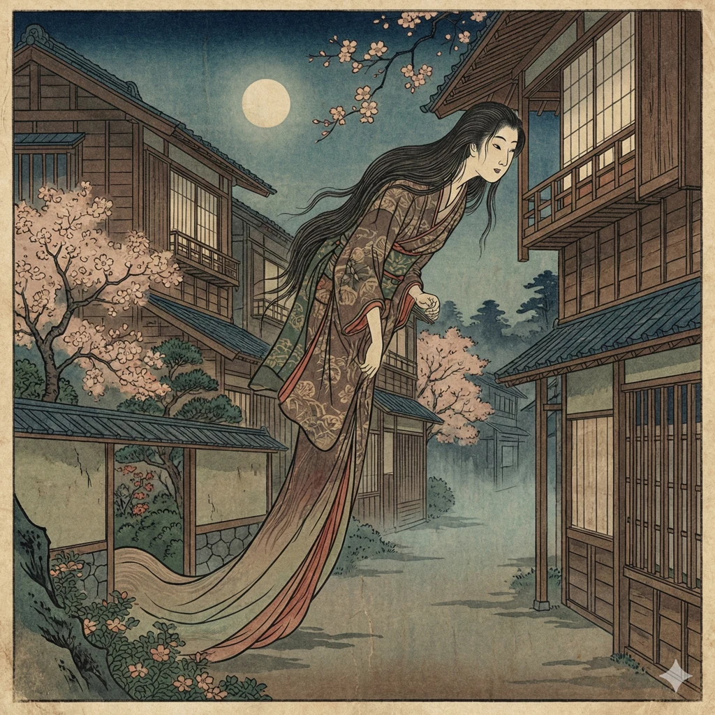 Tall Woman - Yokai Encyclopedia | YOKAI.JP