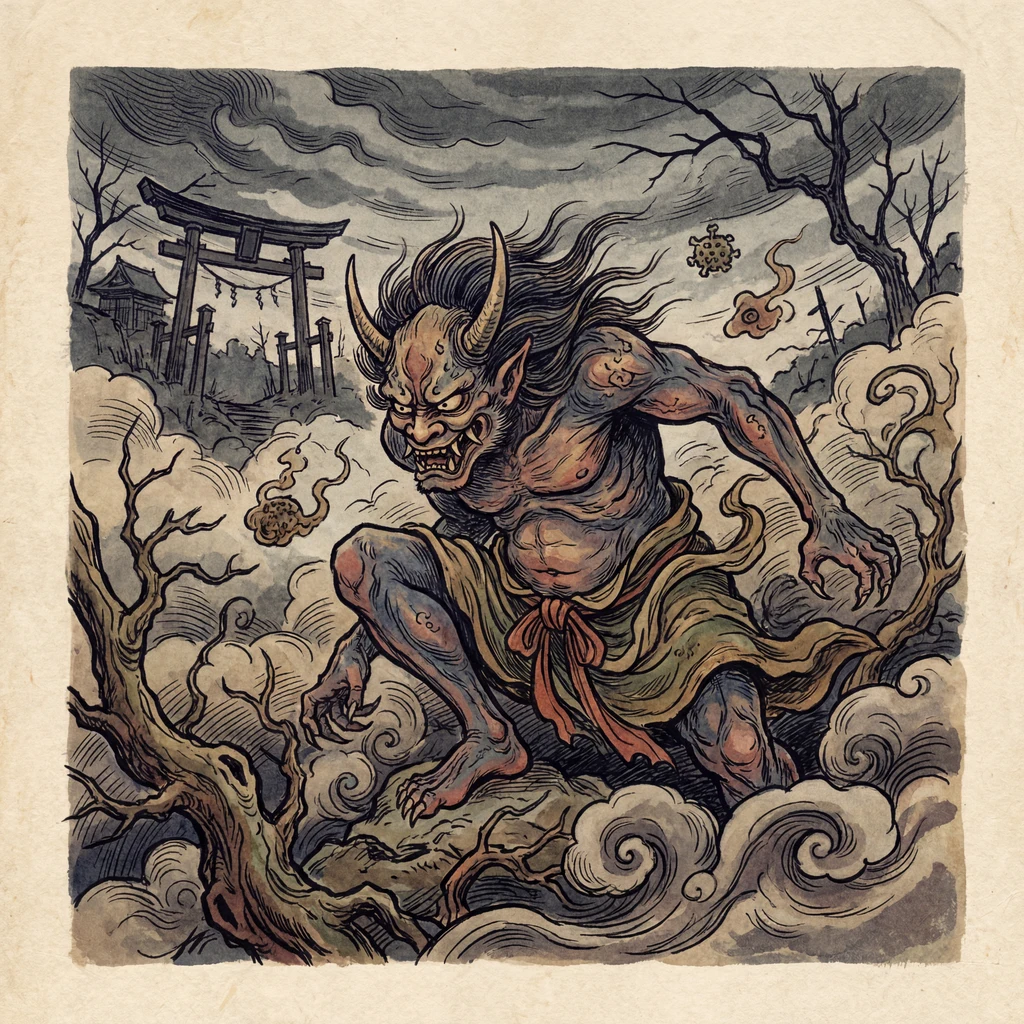 Akki (démon malfaisant) - Encyclopédie des Yōkai | YOKAI.JP