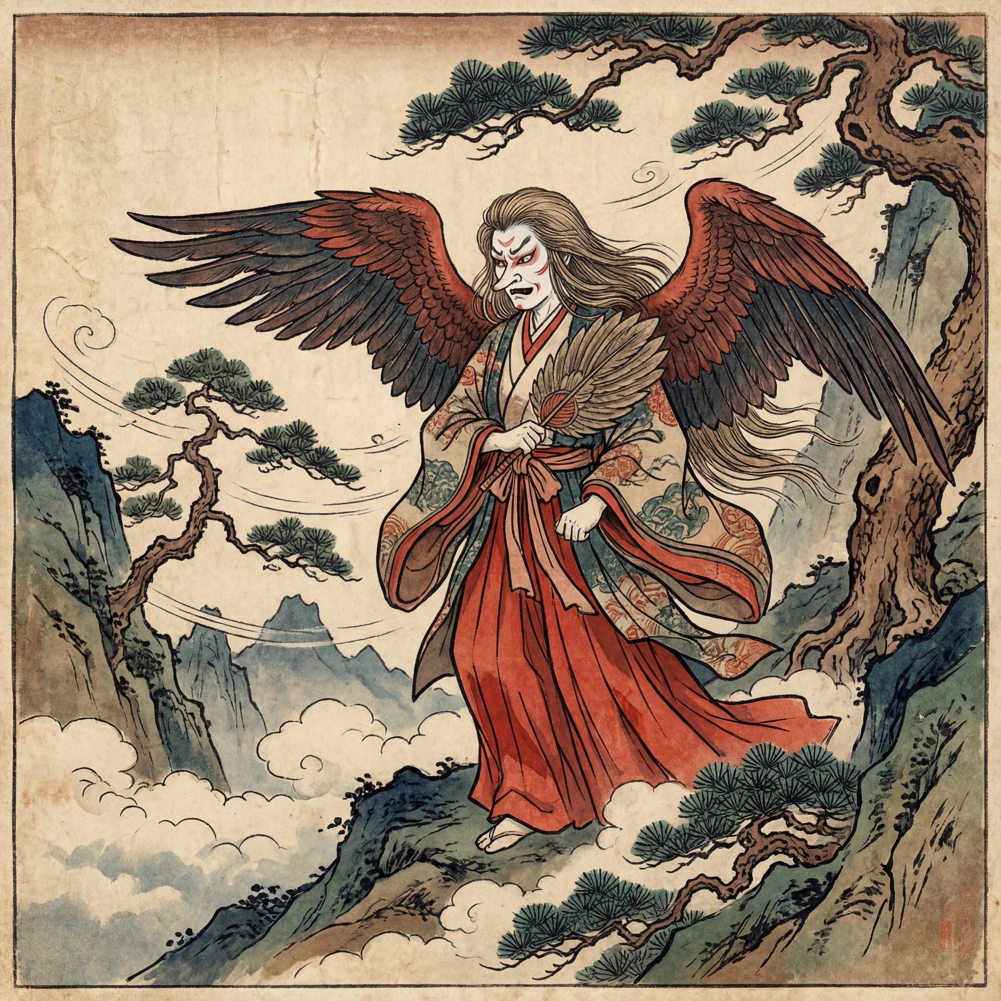 Female Tengu - Yokai Encyclopedia | YOKAI.JP